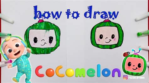 Cara Menggambar Cocomelon How To Draw Cocomelon Easy YouTube