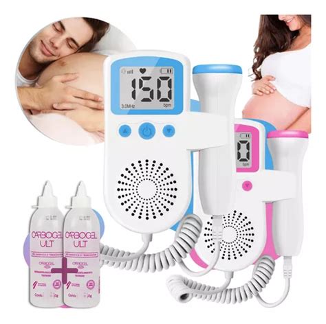 Monitor Fetal Sonar Doppler Ultrassom Ouvir Coração Bebe Parcelamento