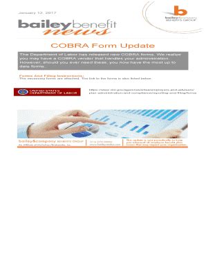 Fillable Online COBRA Form Update Fax Email Print PdfFiller