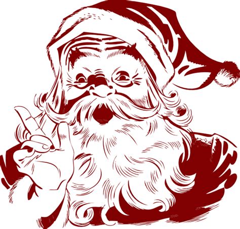 Clipart Vintage Santa Claus Clip Art Library