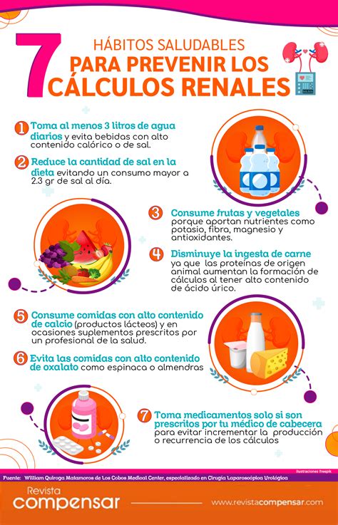 Cálculos renales se pueden prevenir