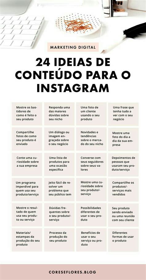 24 ideias para conteúdo para o Instagram em 2020 Idéias de marketing