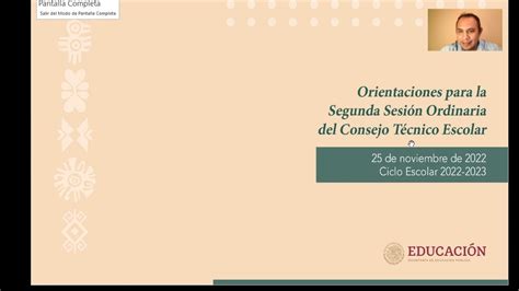 Orientaciones Para La Segunda Sesion Ordinaria Del Consejo Tecnico