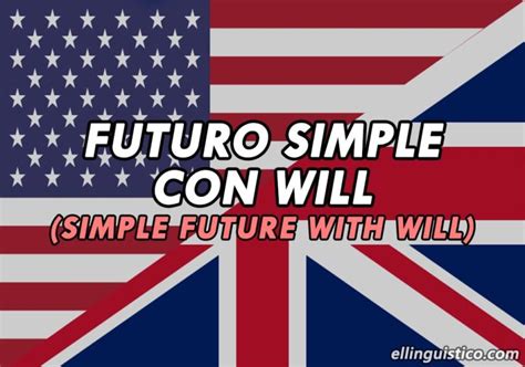 Futuro simple en inglés usando will Explicación El Lingüístico