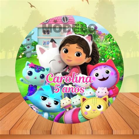 Adesivo Latinha A Casa Mágica Da Gabby Elo7 Produtos Especiais