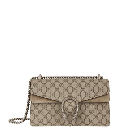 Gucci Medium GG Supreme Dionysus Shoulder Bag Harrods HK