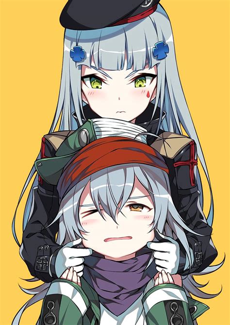 Hk416 And G11 Girls Frontline Drawn By Ress Danbooru