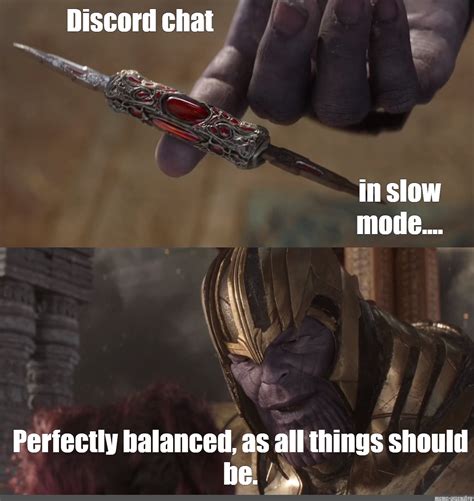 Create Comics Meme Thing Perfect Balance Of Thanos Thanos A Perfect