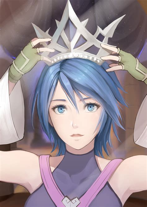 Aqua Kingdom Hearts And 2 More Drawn By Gogo Detteiu De Danbooru