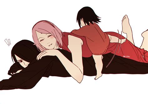 Haruno Sakura Uchiha Sasuke And Uchiha Sarada Naruto And More