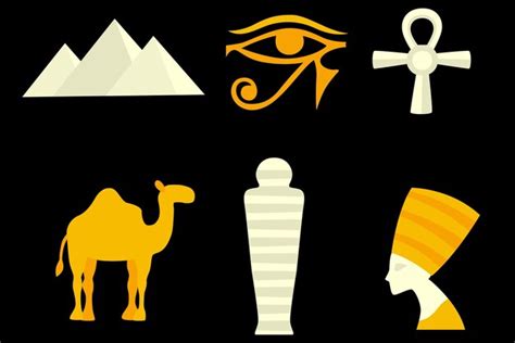 Composici N De La Sociedad Del Antiguo Egipto Vector Premium