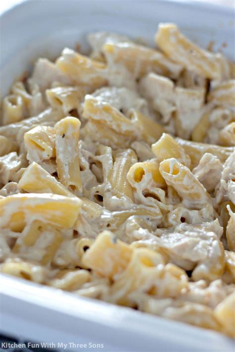 Crock Pot Chicken Alfredo Kitchen Fun With My 3 Sons