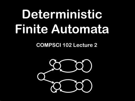 Ppt Deterministic Finite Automata Powerpoint Presentation Free