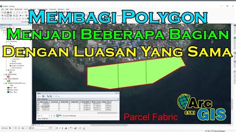 Cara Membagi Polygon Dengan Luas Yang Sama Di ArcGIS YouTube