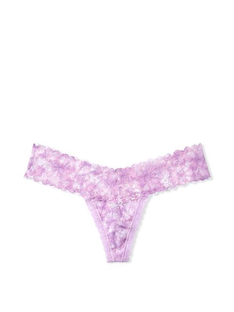 String Dentelle Florale Tanga Victoria S Secret Site Officiel Pour