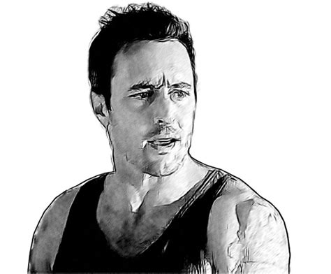 Digital Doodle Art Of Alex O Loughlin By Dan Newburn