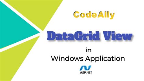 DataGridView In ASP Net C YouTube