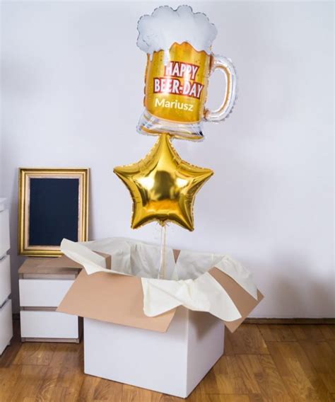 Zestaw Balon W Z Helem Na Prezent Browarek Balonowa Przesy Ka