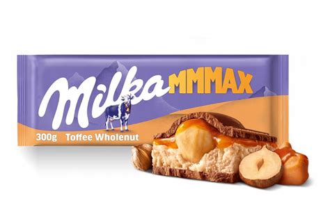 Czekolada Milka duża mleczna Mmmax Toffee Wholenut o smaku karmelowym