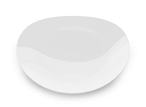 Premium Photo Empty Plate Isolated On White