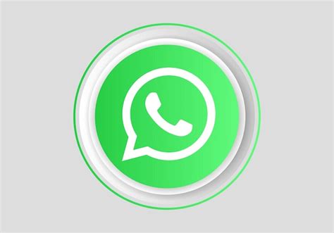 El vector del logotipo de whatsapp es una representación estilizada del