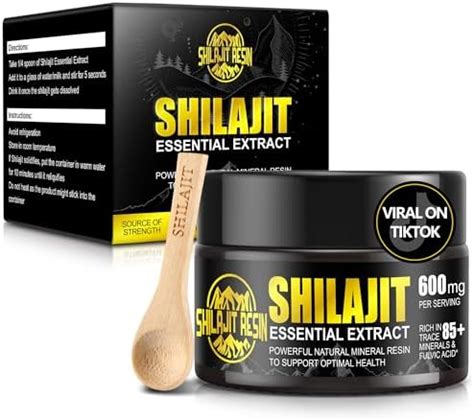 Amazon Pure Himalayan Organic Shilajit Resin Gold Grade Mg