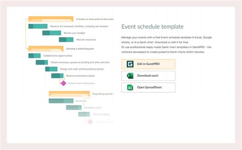 15 Best Event Schedule Templates Free Paid 2023