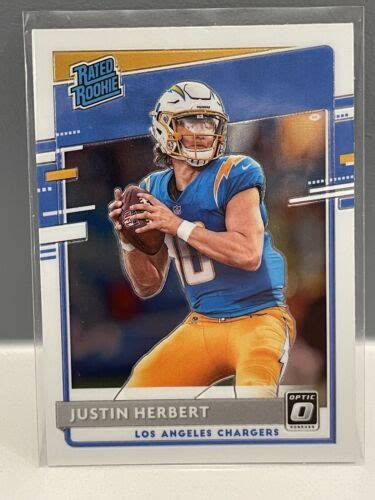 2020 Panini Donruss Optic Rated Rookies 153 Justin Herbert RC