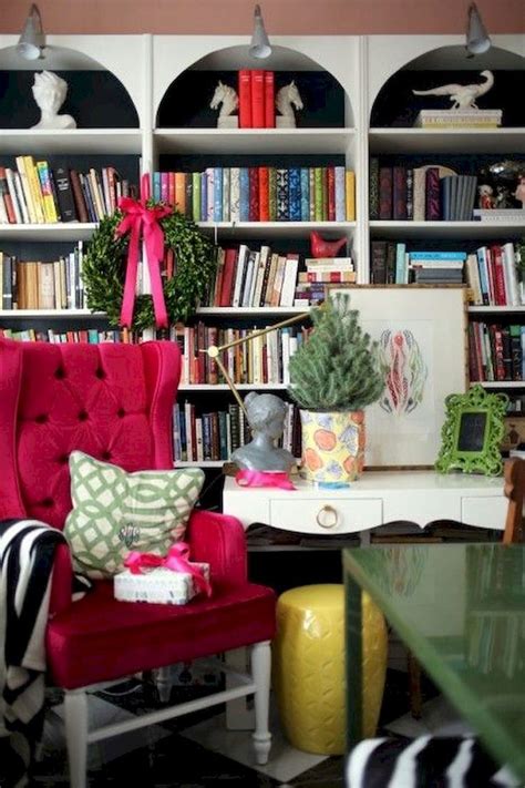 Christmas Bookshelves Decoration Ideas Christmas Bookshelf Decor