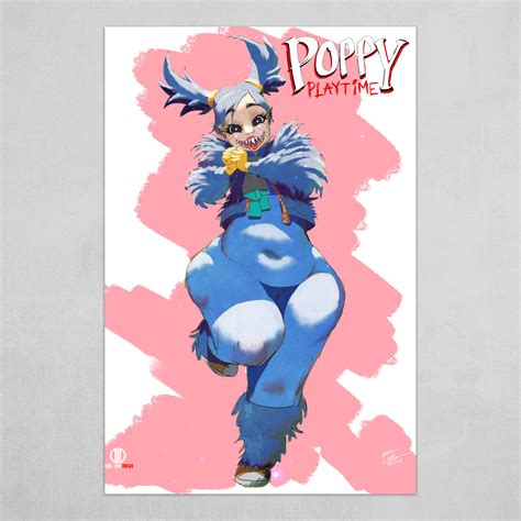 Daniel Lima Draws Huggy Wuggy As Human Poppy Playtime Chubby Girl