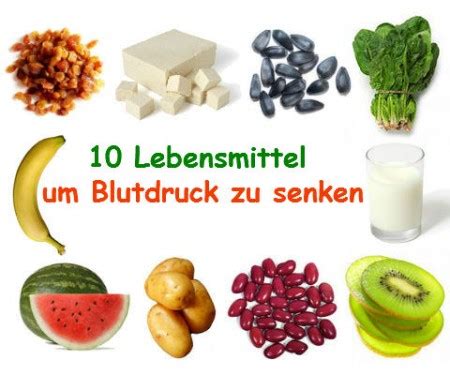 10 natürliche Lebensmittel den Blutdruck senken
