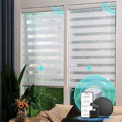 CITOLEN Persianas Motorizadas Con Cenefa Integral Persianas Zebra