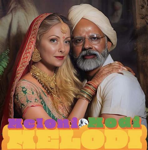 Melodi Meme Su Giorgia Meloni Con Il Presidente Indiano Modi 1 Dago