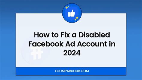How To Fix A Disabled Facebook Ad Account In 2024