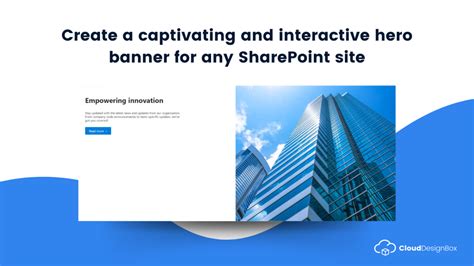 NEW Create Beautiful SharePoint Hero Banners With Cloud Design Box