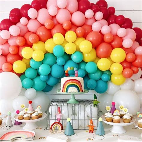 Decoración Fiesta Arcoiris decoracion para fiestas