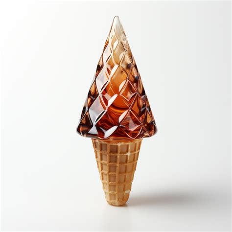 Premium Photo Transparent Cone Isolated On White Background