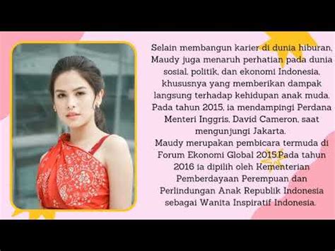 Biografi Perjalanan Karir Maudy Ayunda Youtube