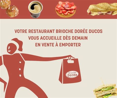 Brioche Dorée Consultez notre menu sur Miam nc
