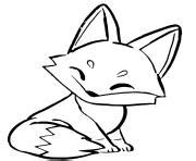 Coloriage Renard Imprimer Dessin Renard