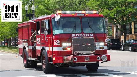 Boston Fire Engine Responding Youtube