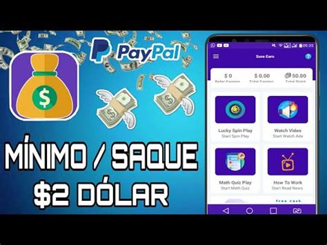 NOVO APP GANHE DINHEIRO NO PAYPAL 2020 SAQUE MÍNIMO 2 DÓLARES YouTube