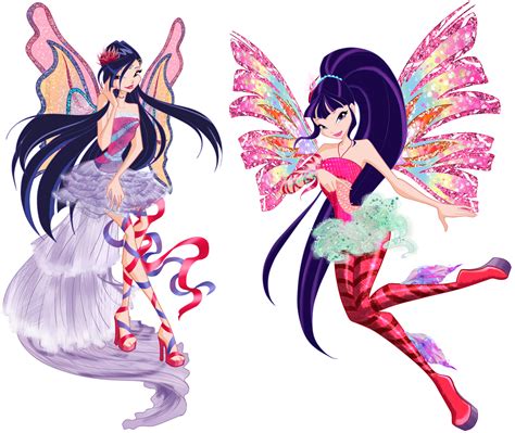 TimeStar Hime Winx Club Musa Transformations Bloom Stella