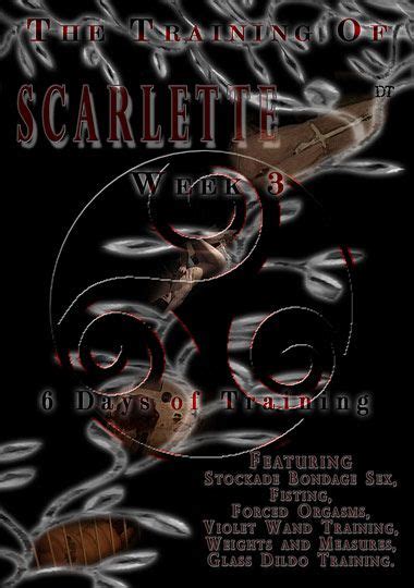 The Training Of Scarlette Week Part Dvd Porn Video Daddy T S Dungeon