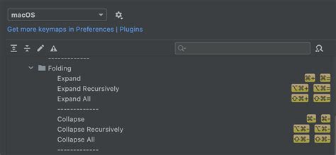 intellij macos keymap ides support intellij platform jetbrains