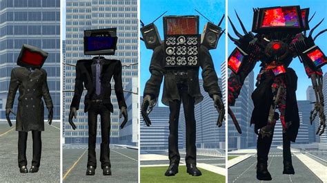 Evolution Of Corrupted Titan Tv Man Skibidi Toilet In Garry S Mod