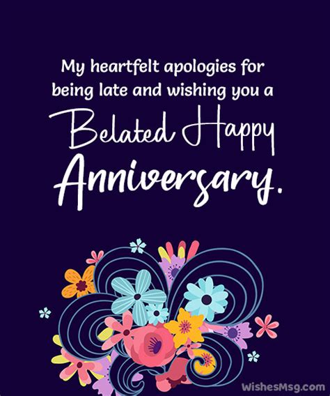 70 Belated Anniversary Wishes And Messages WishesMsg Atelier Yuwa Ciao Jp