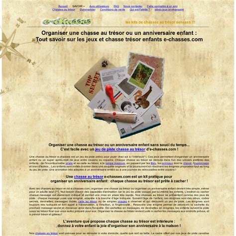 Jeu de piste enfants Organiser une chasse au trésor énigmes Jeux