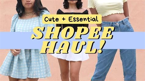Best SHOPEE HAUL Philippines Cute And Affordable Essentials YouTube